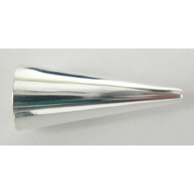 Sterling Silver Cone 10x25mm 2 pack - Cone : Findings-925 Sterling ...