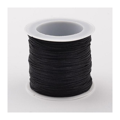 Poly Cord 1.5mm 13m roll Black - Stringing-Cord : Beads Jewellery ...