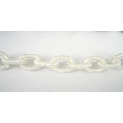 Polyster chain 75cm White - Poly Chain Chain : Stringing-Polester chain ...