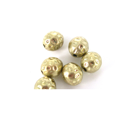 Base Metal Bead Round Gold 10mm 6 Pack - Bead : Findings-Base Metal ...