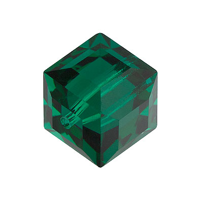 Swarovski 5601 Cube 8mm Emerald 2 pack - Green : Swarovski® Elements ...